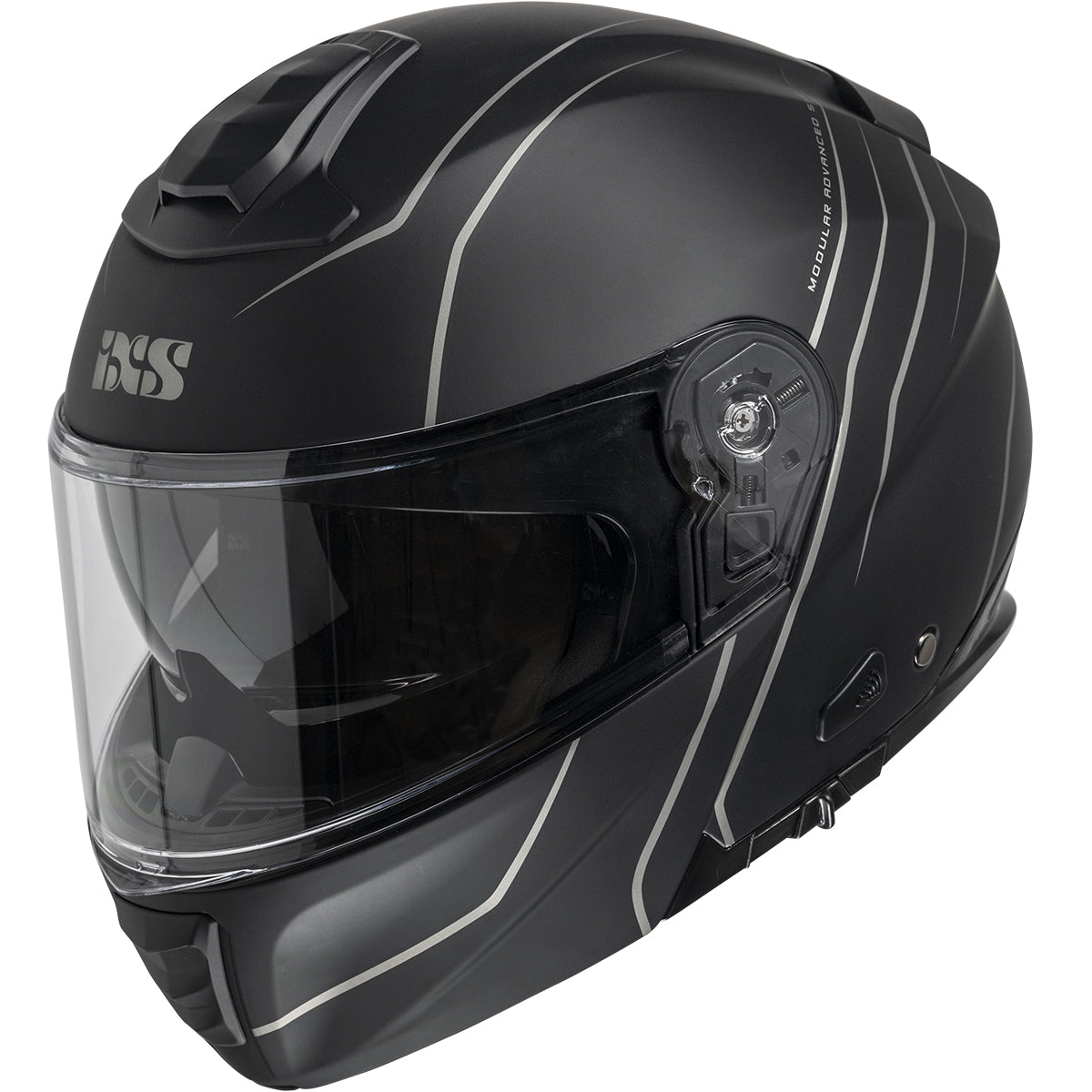 IXS Flip-up helmet iXS460 FG 2.0 black matte-gray – IXS.com